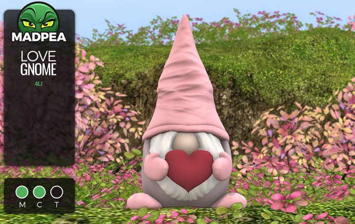 Second Life Marketplace Madpea Love Gnome